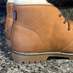 Chaps | Shoes | Nib Chaps Lug Sole Brown Chukka Ankle Boots Vegan ...